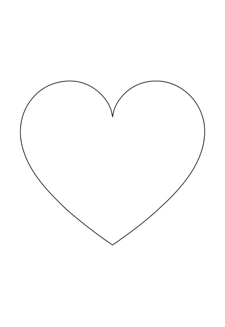 Moldes de Corazón para Imprimir - Dicas Práticas