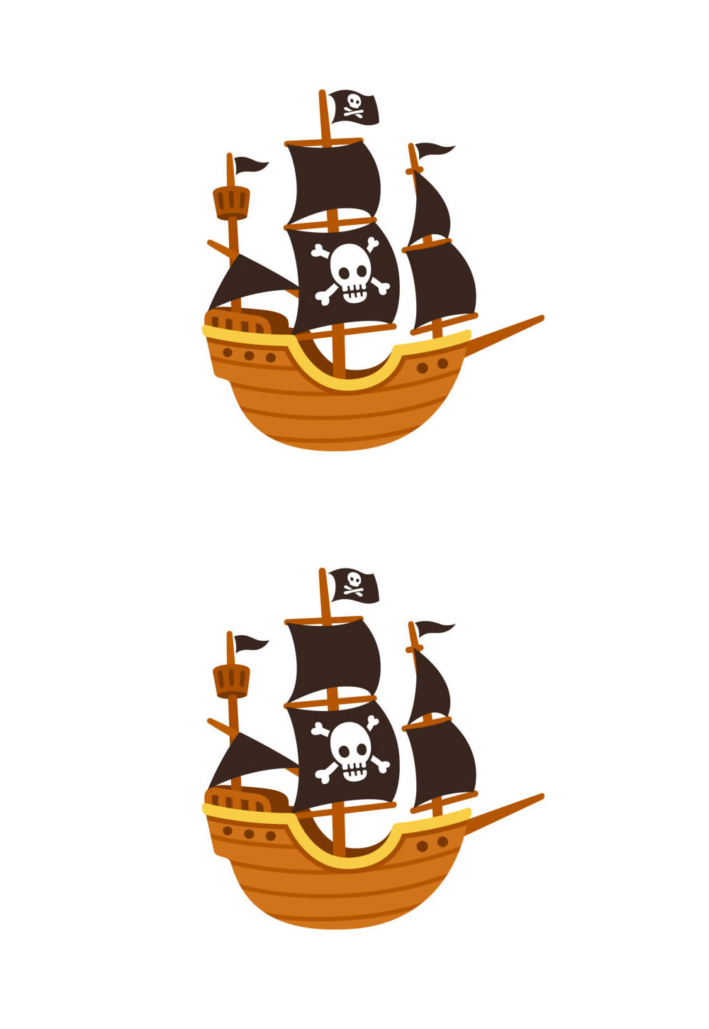 Moldes de Navio Pirata: 12 Modelos para Imprimir - Dicas Práticas