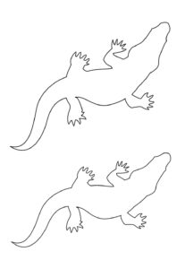 Molde de Jacaré: 12 Modelos para Imprimir - Dicas Práticas